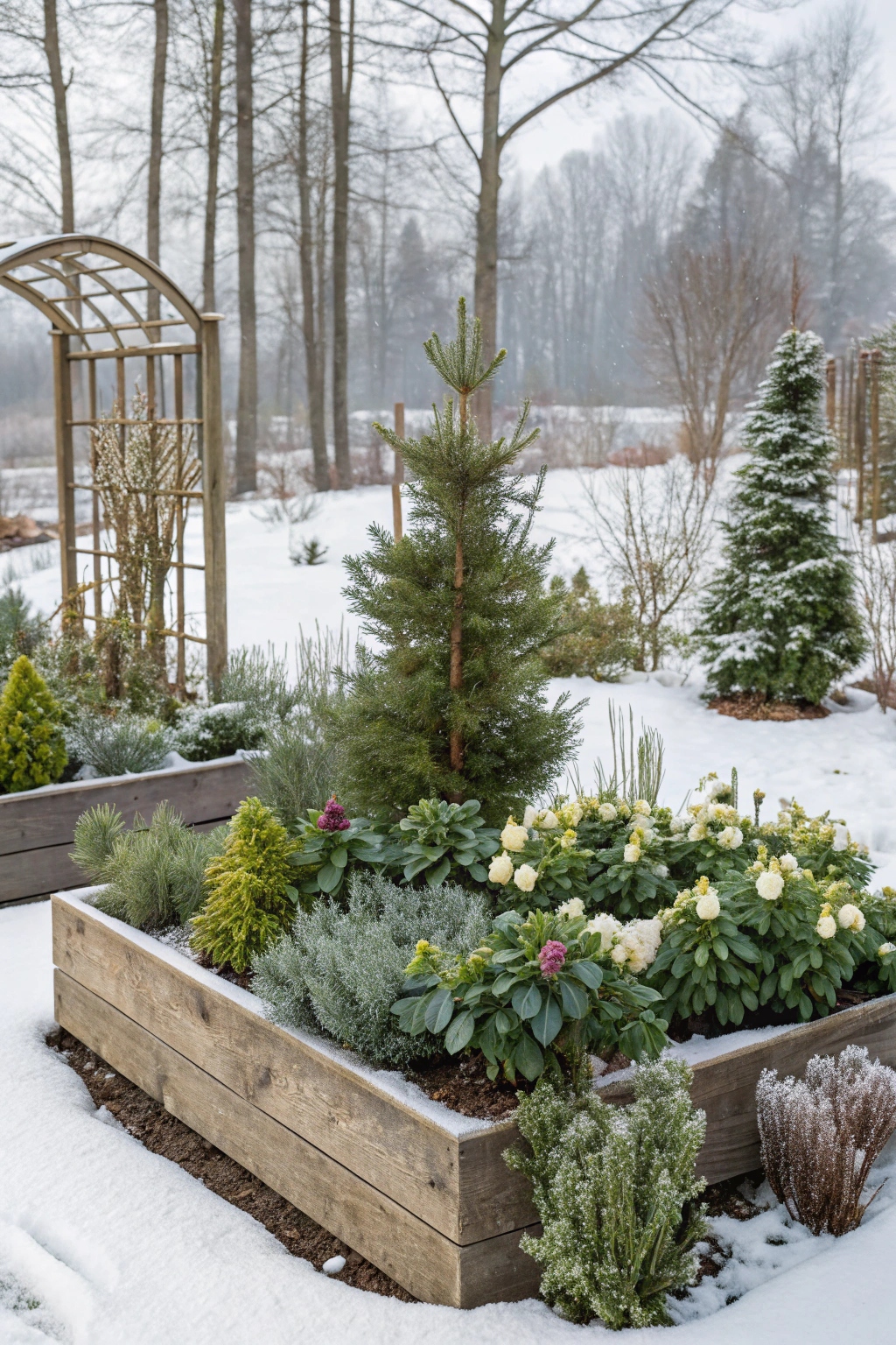 16 Best Winter Garden Ideas for Year-Round Color