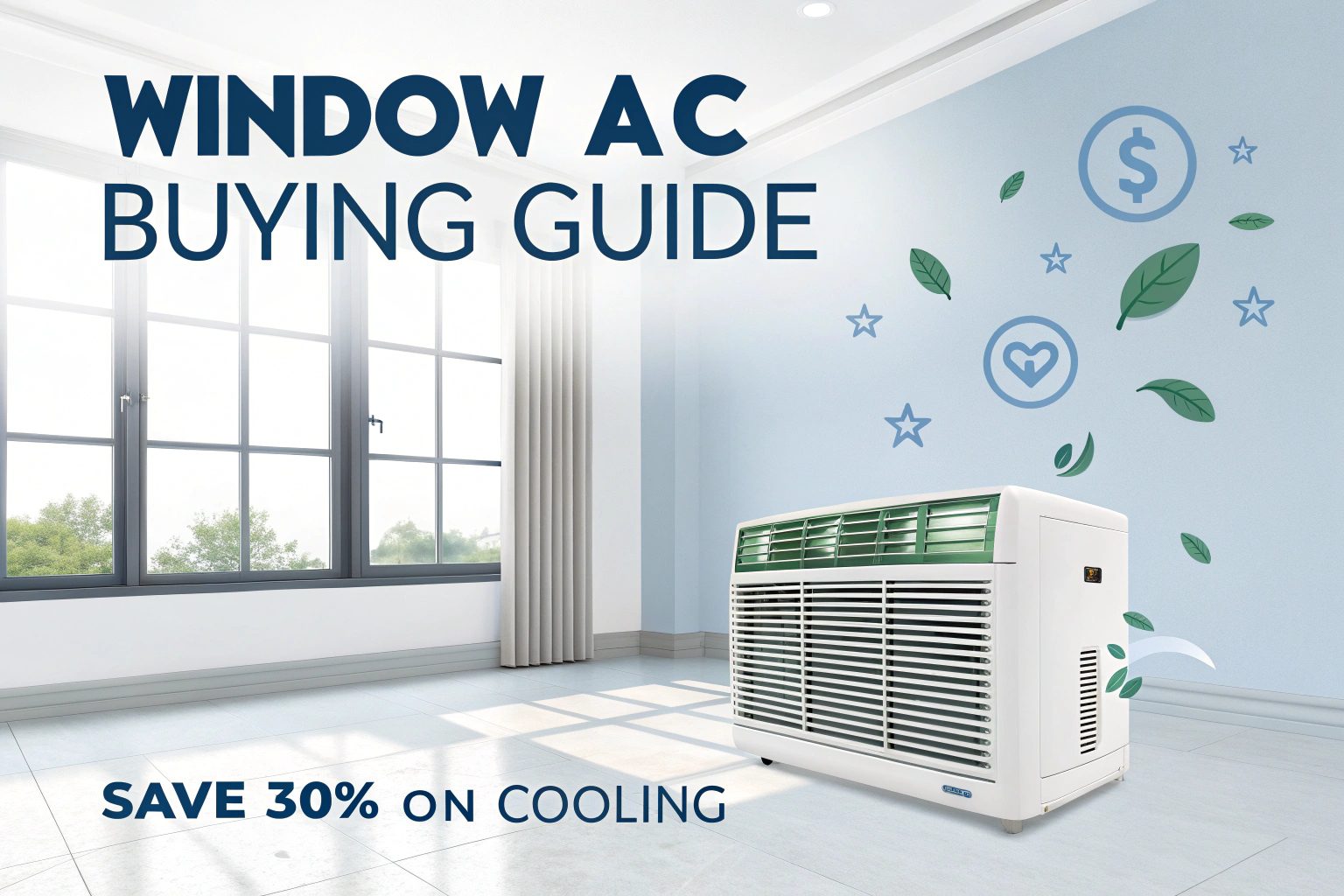 Window AC Buying Guide in 2025: Choose the Right BTU & Save 30%